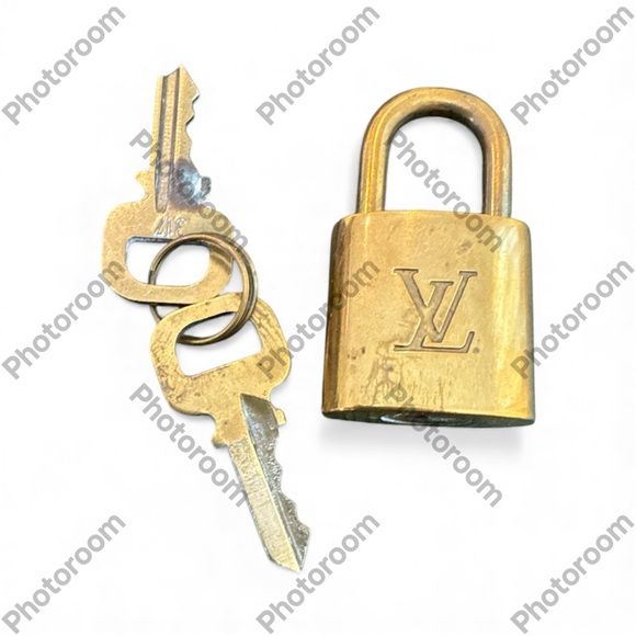 Louis Vuitton | Accessories | Louis Vuitton Gold Lock With Keys | Poshmark
